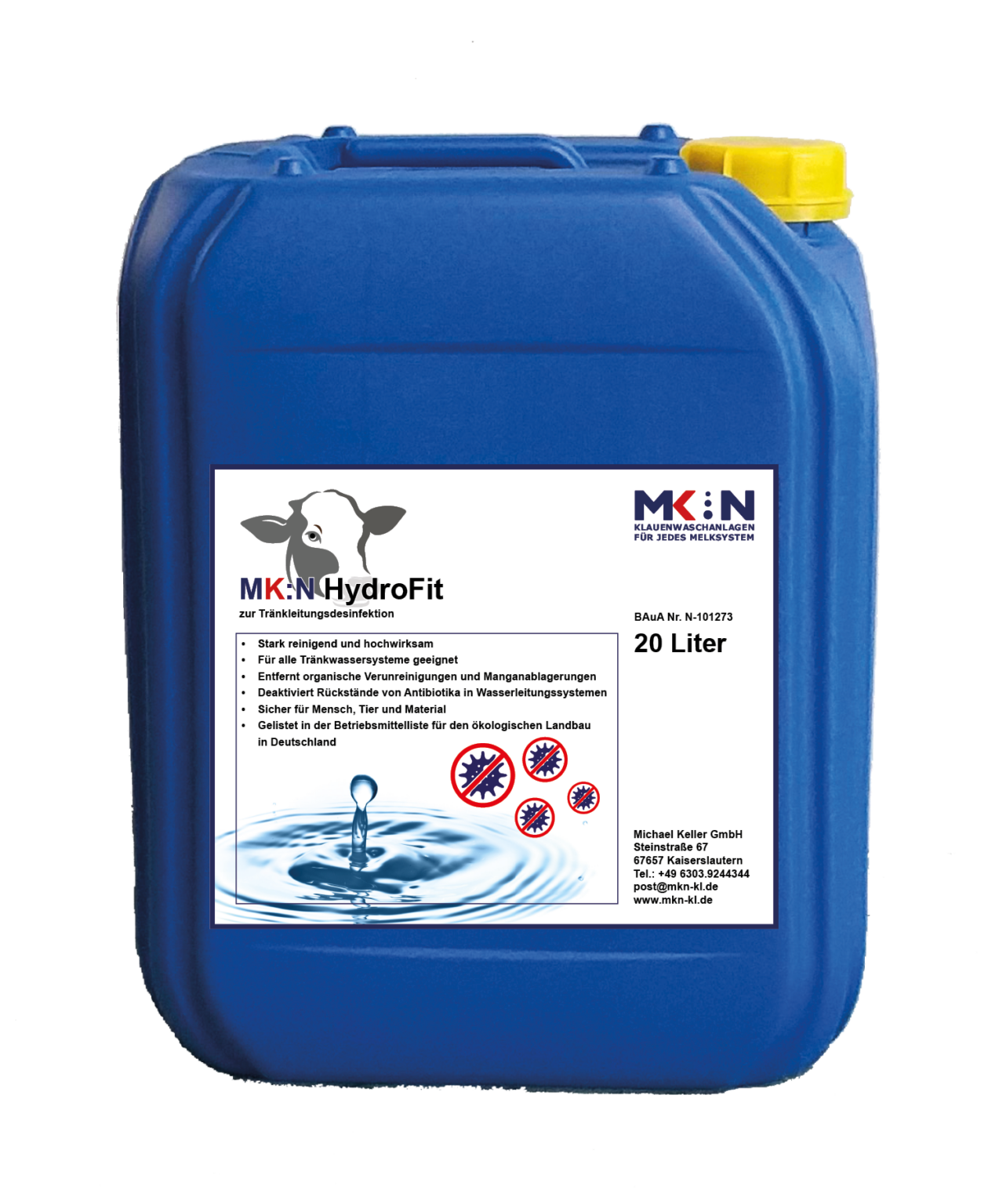 HydroFit: Wasseraufbereitung & Desinfektion von Tränkwasser